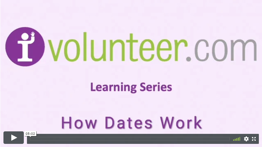 How Dates Work | ivolunteer.com